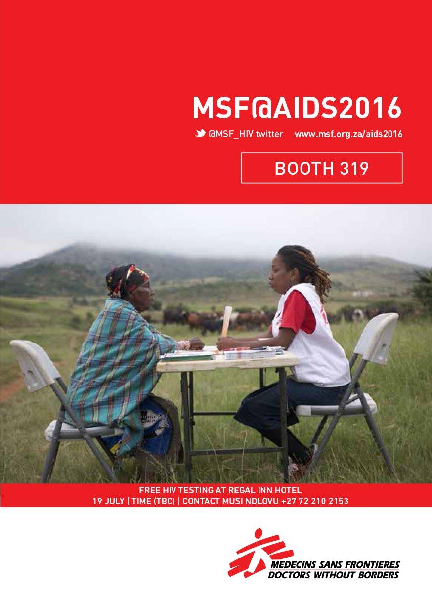 MSF@AIDS2016 Brochure | MSF