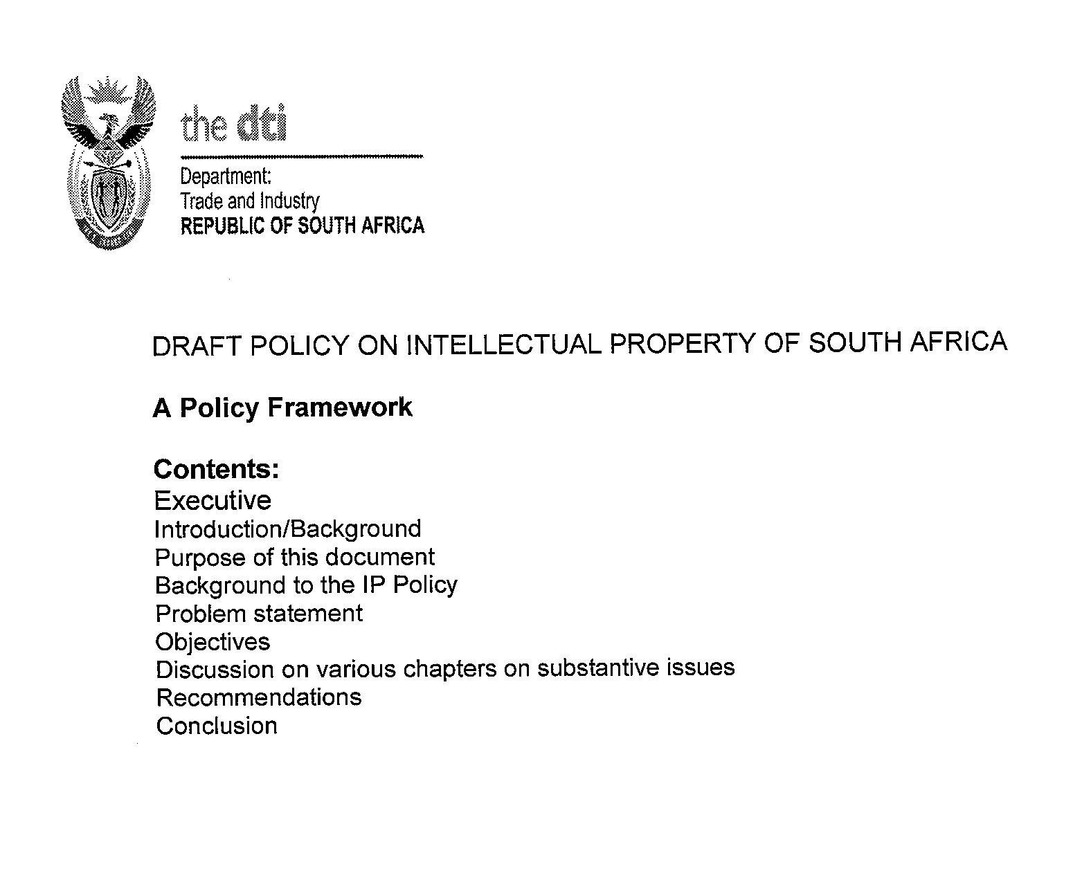 Draft IP Policy May 2012 | MSF